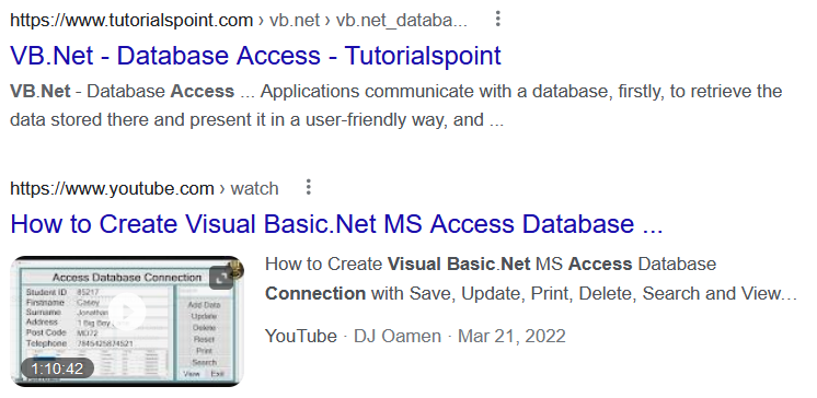 Solved: How do I write a VB.net program that accesses an MS Access ... Solved: How do I write a VB.net program that accesses an MS Access ...