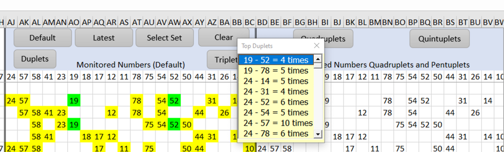 Solved: Generating Triplet number combinations in MG sets tab and if ...