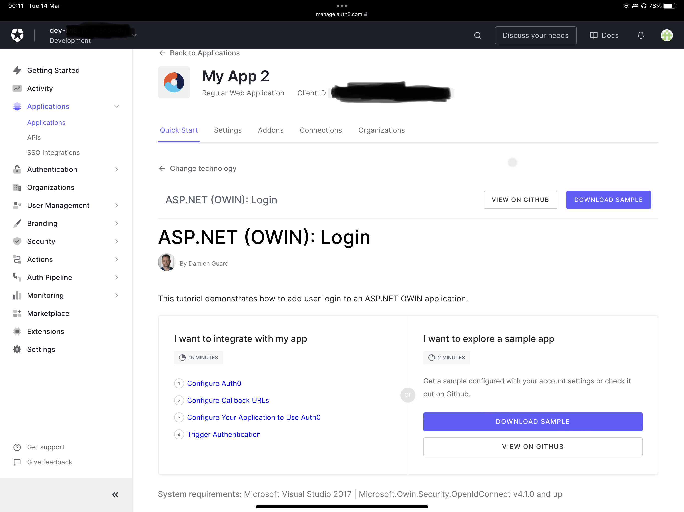 Solved: OWIN and web site project not a web forms project | Experts Exchange