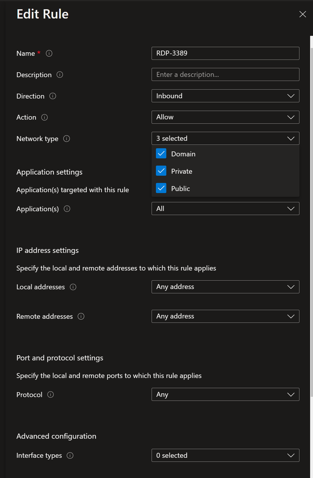 Solved: Remote Desktop endpoint (intune) rule set up | Experts Exchange