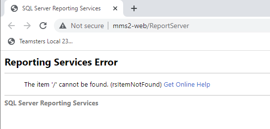 Solved: Issue accessing SSRS web admin portal and reports pages after ... Solved: Issue accessing SSRS web admin portal and reports pages after ...