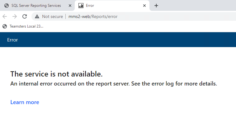 Solved: Issue accessing SSRS web admin portal and reports pages after ... Solved: Issue accessing SSRS web admin portal and reports pages after ...