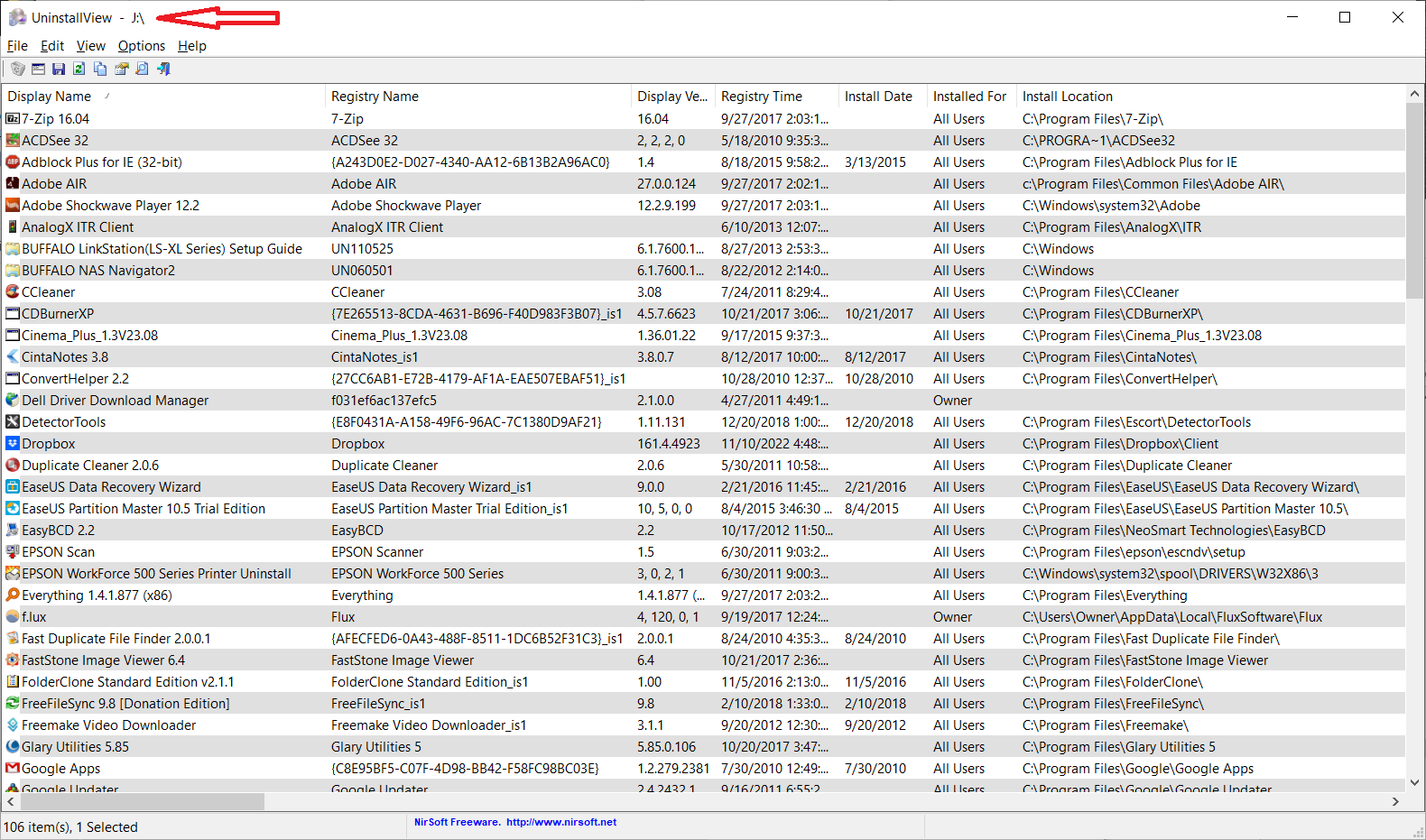 Solved: how to get installed programs list from a disk that does not boot into windows, but the ...