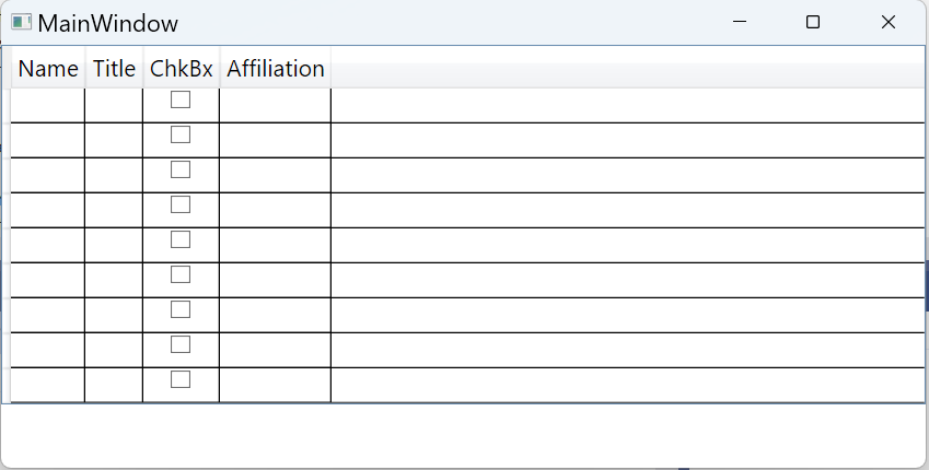 Solved: C# WPF DataGrid data won't load | Experts Exchange