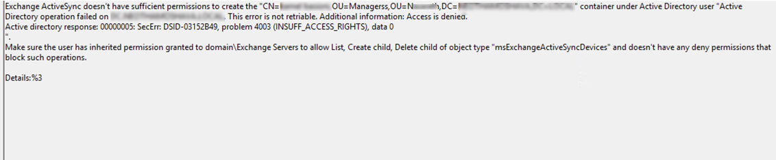 Solved: iPhone won't sync with Exchange 2013 (On-Premise) | Experts ...