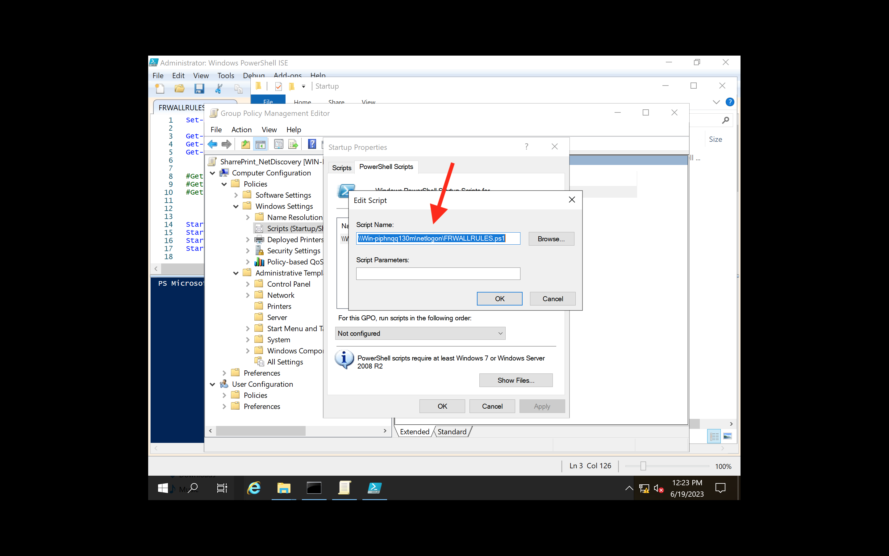 Solved: GPO Applied but the Startup Script does not run | Experts Exchange
