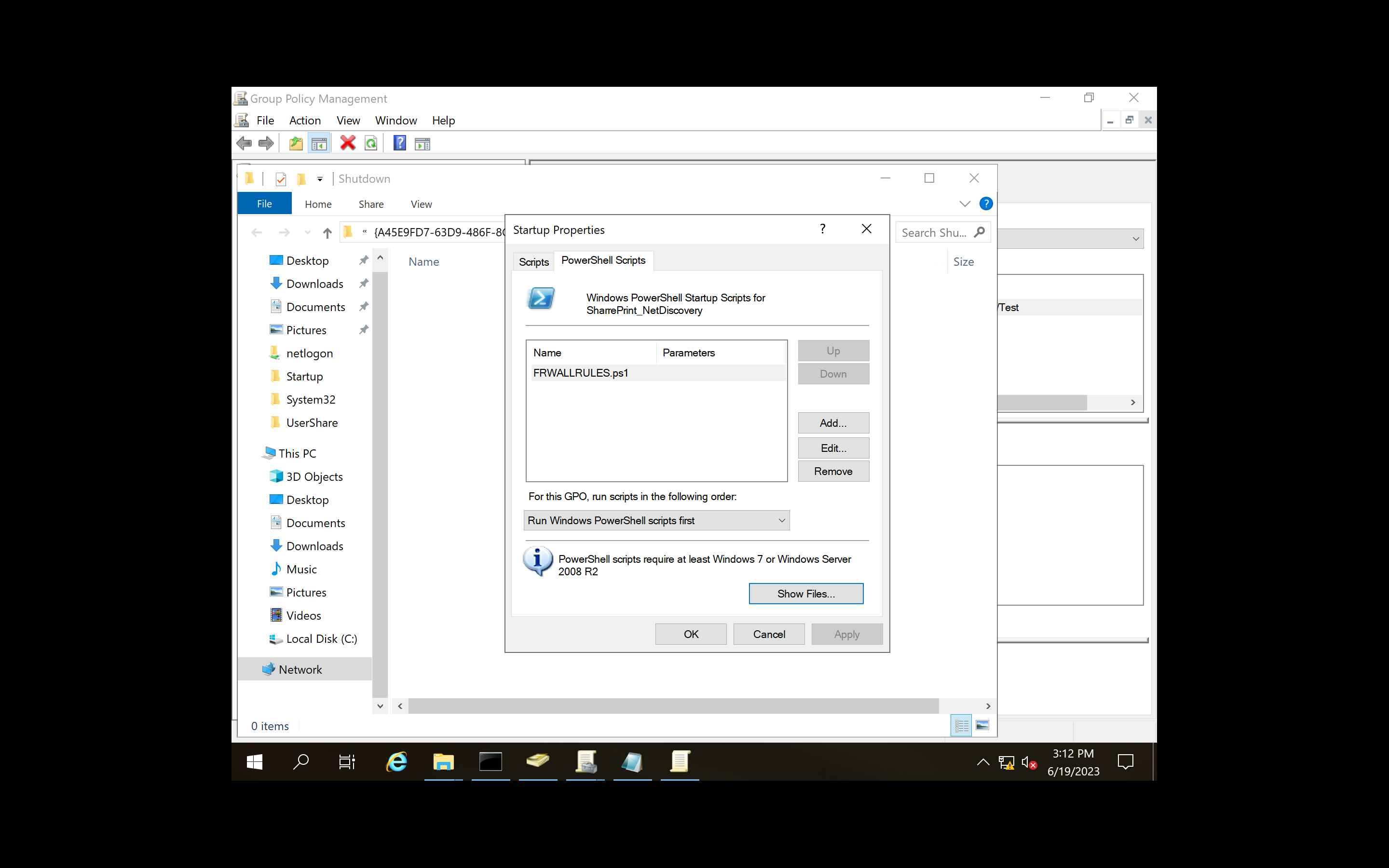 Solved: GPO Applied but the Startup Script does not run | Experts Exchange