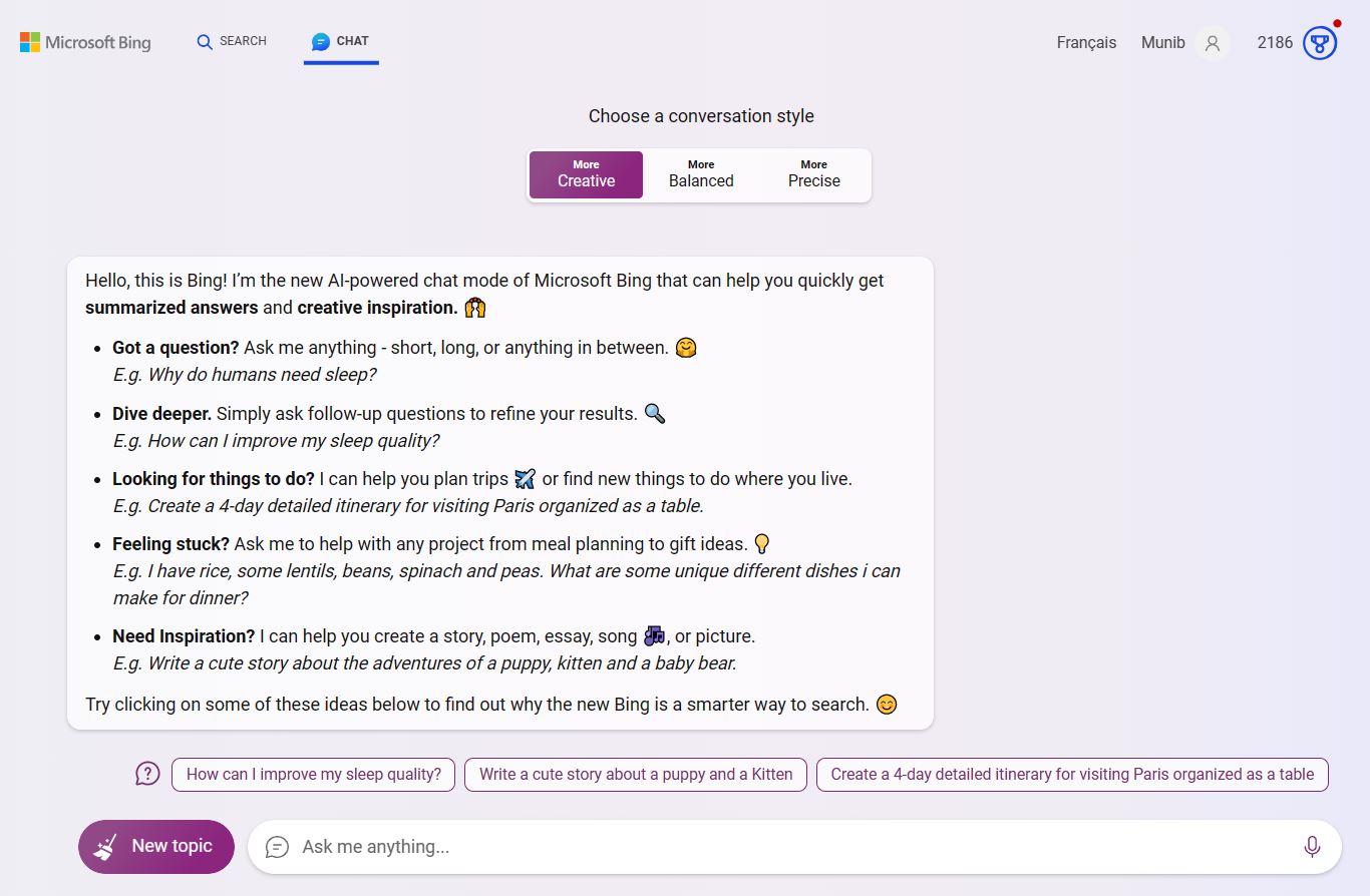 Improve Your Search with the New AI Powered Bing Search | Experts Exchange