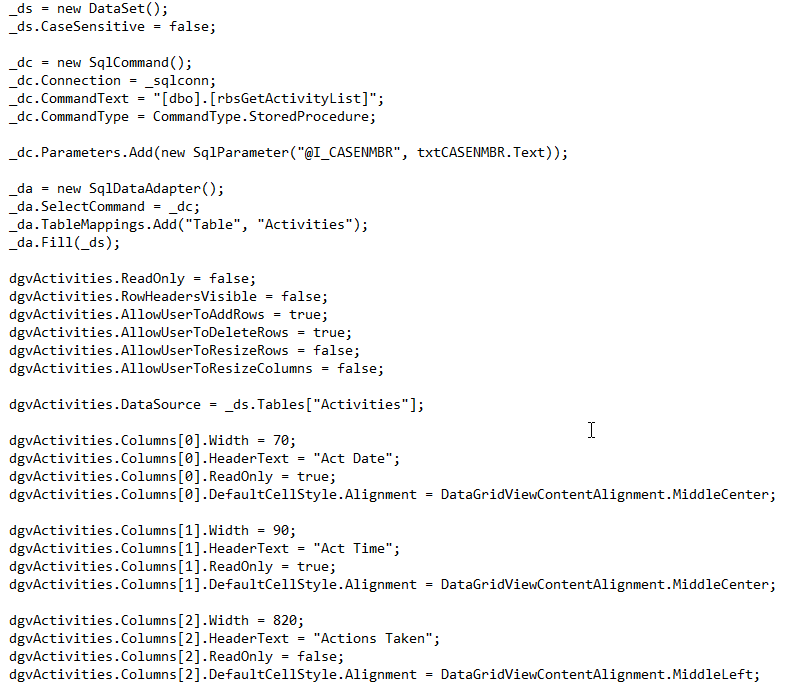 Solved: C# setting default values for first row in databound ... Solved: C# setting default values for first row in databound ...