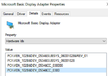 Solved: Microsoft Basic display driver for Server 2022 on a Dell 730 ...