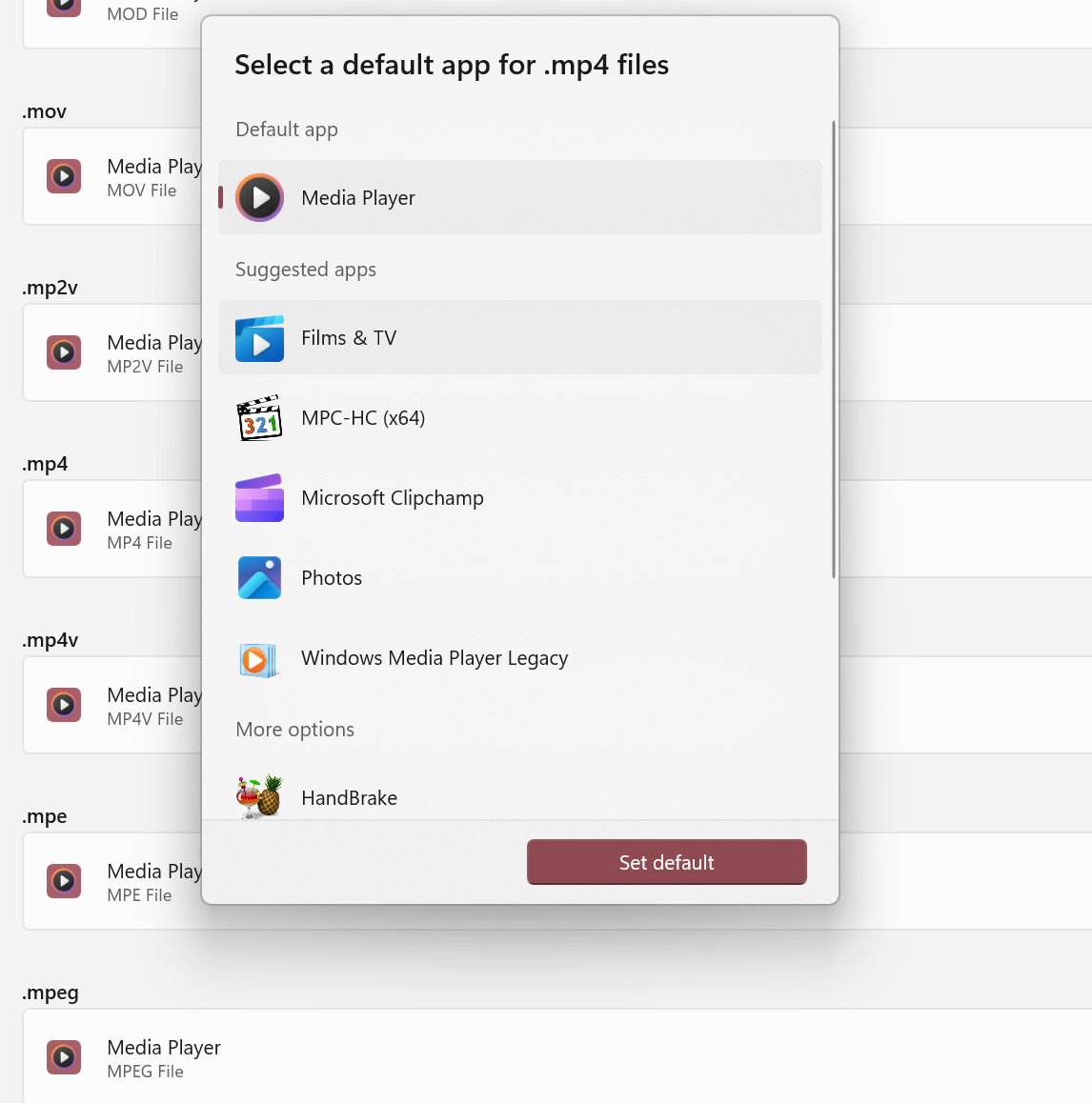 Solved: Can't open video files in Films and TV | Experts Exchange