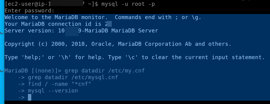 Solved Find The Location And Size Of My Mariadb Database On A Centos 4449