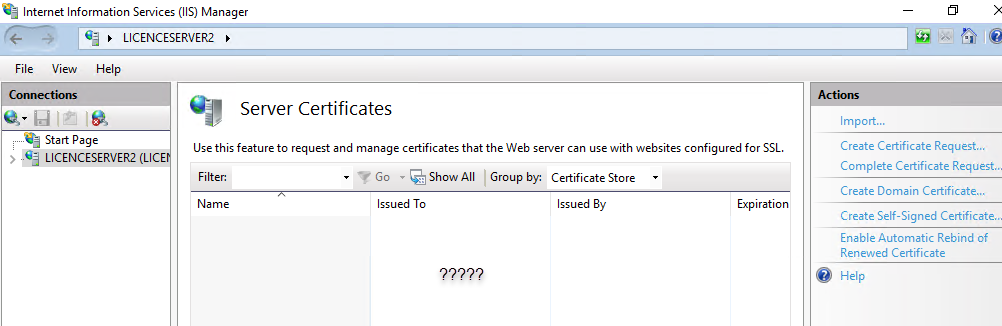 Solved: Windows Server 2019 - just installed Wildcard SSL certificate, but it is not showing up ...