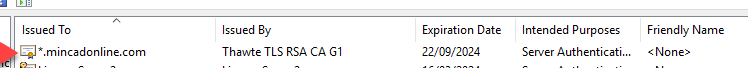 Solved: Windows Server 2019 - just installed Wildcard SSL certificate, but it is not showing up ...