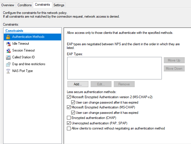 Solved: Network Policy Server Clarification- migrated to a new server | Experts Exchange