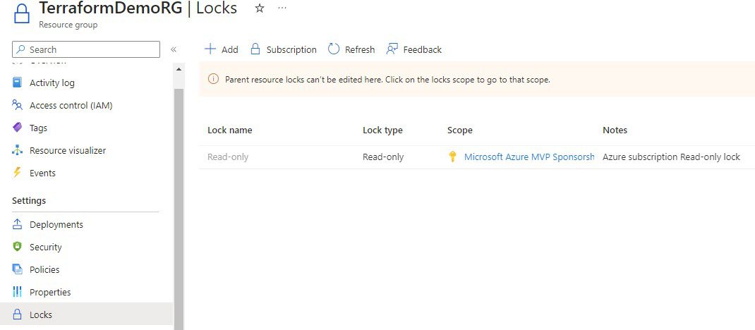 Azure Resource Locks: A Key Component of Cloud Governance | Experts ...