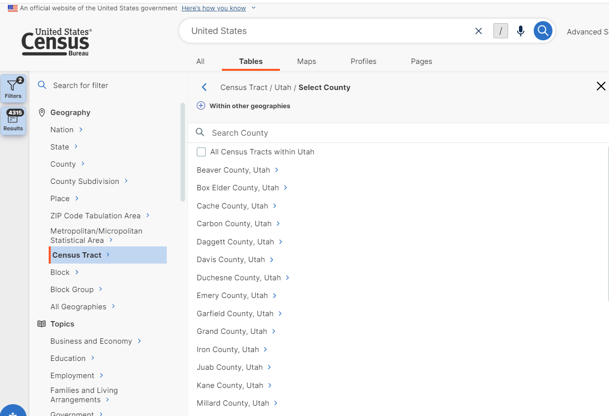 Solved: Is it possible to create maps on the census tract level in ...