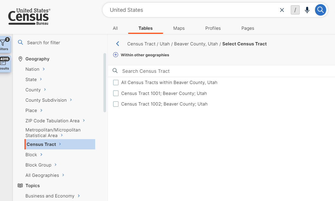 Solved: Is it possible to create maps on the census tract level in ...