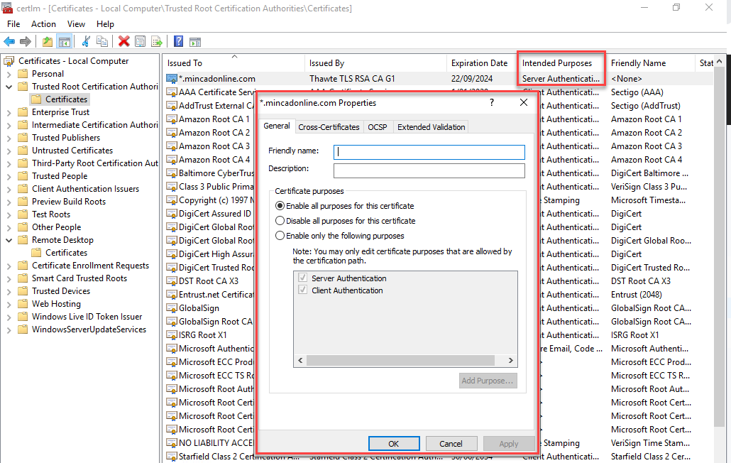 Solved: Windows Server 2019 - just installed Wildcard SSL certificate, but it is not showing up ...