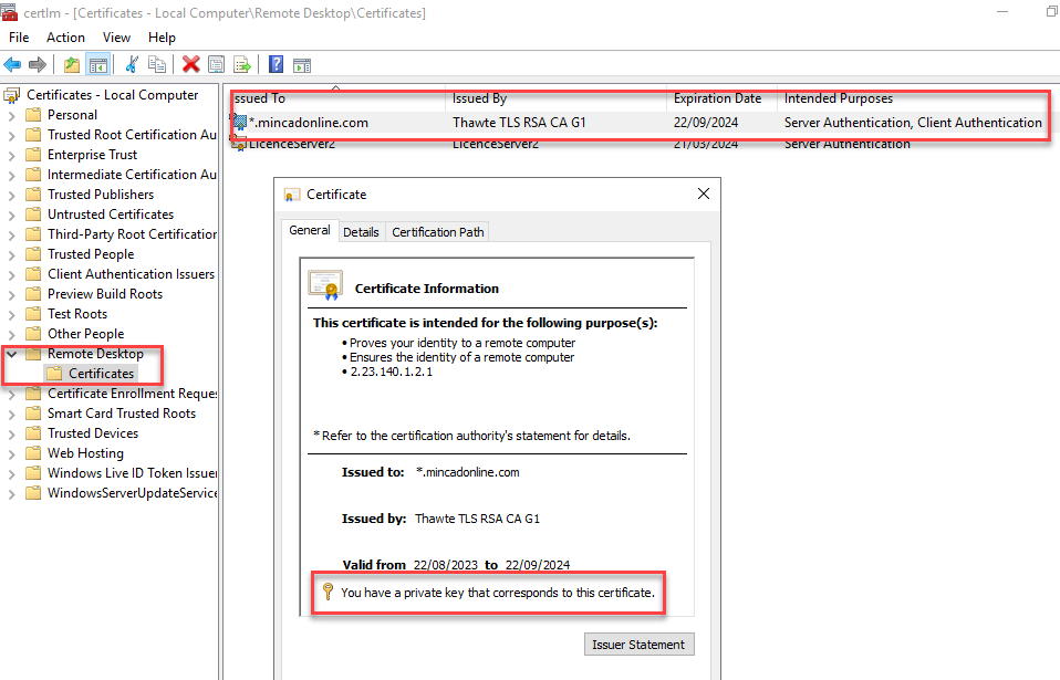 Solved: Windows Server 2019 - just installed Wildcard SSL certificate, but it is not showing up ...