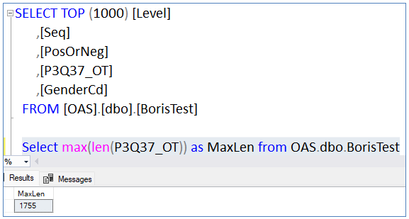 Solved: Import from Microsoft 365 Excel to SQL Server 2019 – Large text field gets truncated to ...