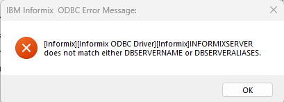 Solved: Setting up a Informix ODBC connection in Windows | Experts Exchange