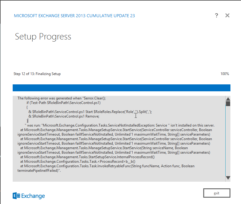 Solved: Error when uninstalling Exchange Server 2013 | Experts Exchange
