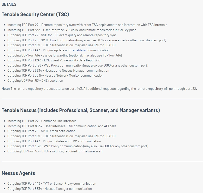 Solved: Tenable Agent /nessus agent | Experts Exchange