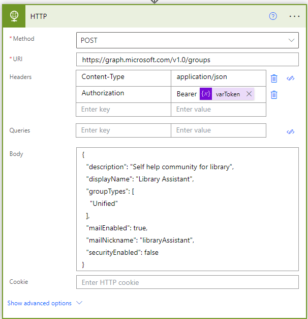 Solved: Power Automate, HTTP REST TOKEN and Teams & Sites Creation ...