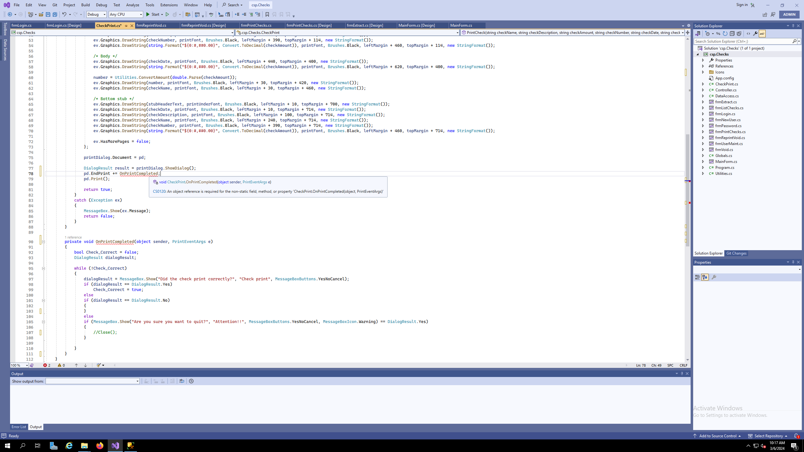 C# How to supress print confirmation box when printing to a file ...