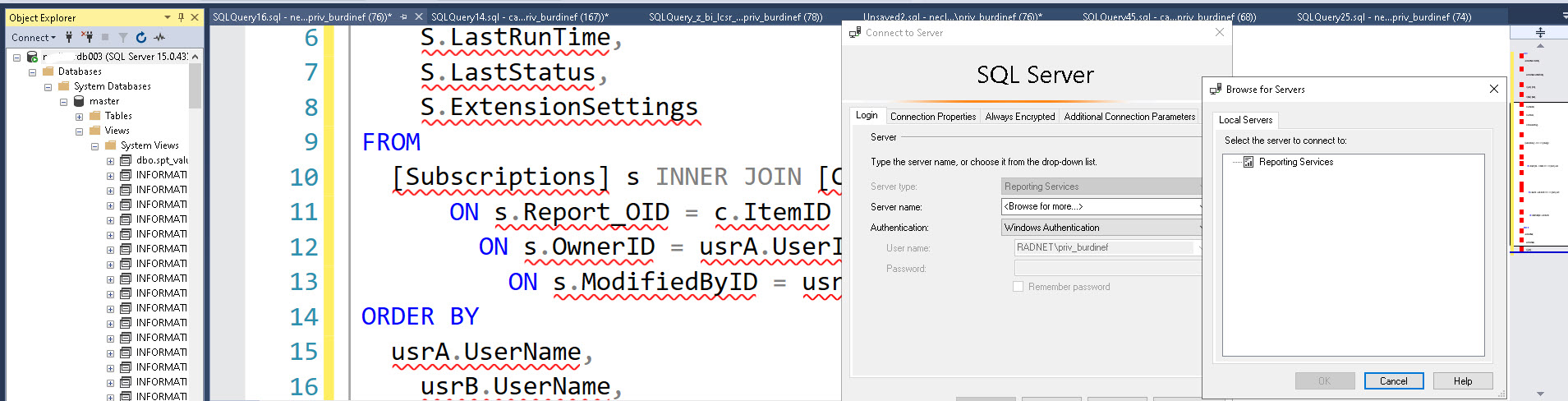 Solved: Cleaning up SSRS reports and SSMS unused stored procedures can ...