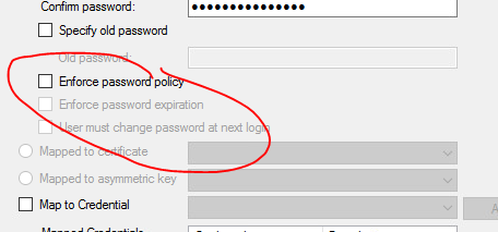 Solved: password policy for SQL server 2019/2022 | Experts Exchange