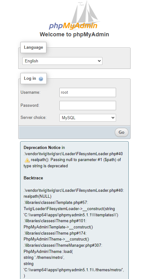 Solved: Why do all these deprecation notices show up on my phpMyAdmin | Experts Exchange