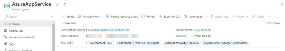 CAF : Az Resource Naming Convention and Tagging | Experts Exchange