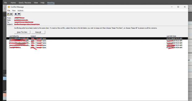 Solved: The error message in Outlook related to arranging daily meetings in Windows 11 ...