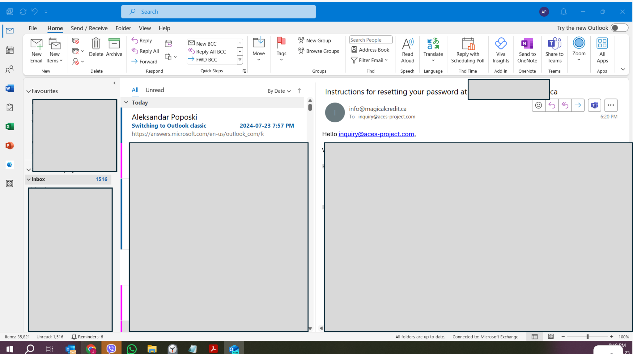 Solved: New vs Old Outlook | Experts Exchange