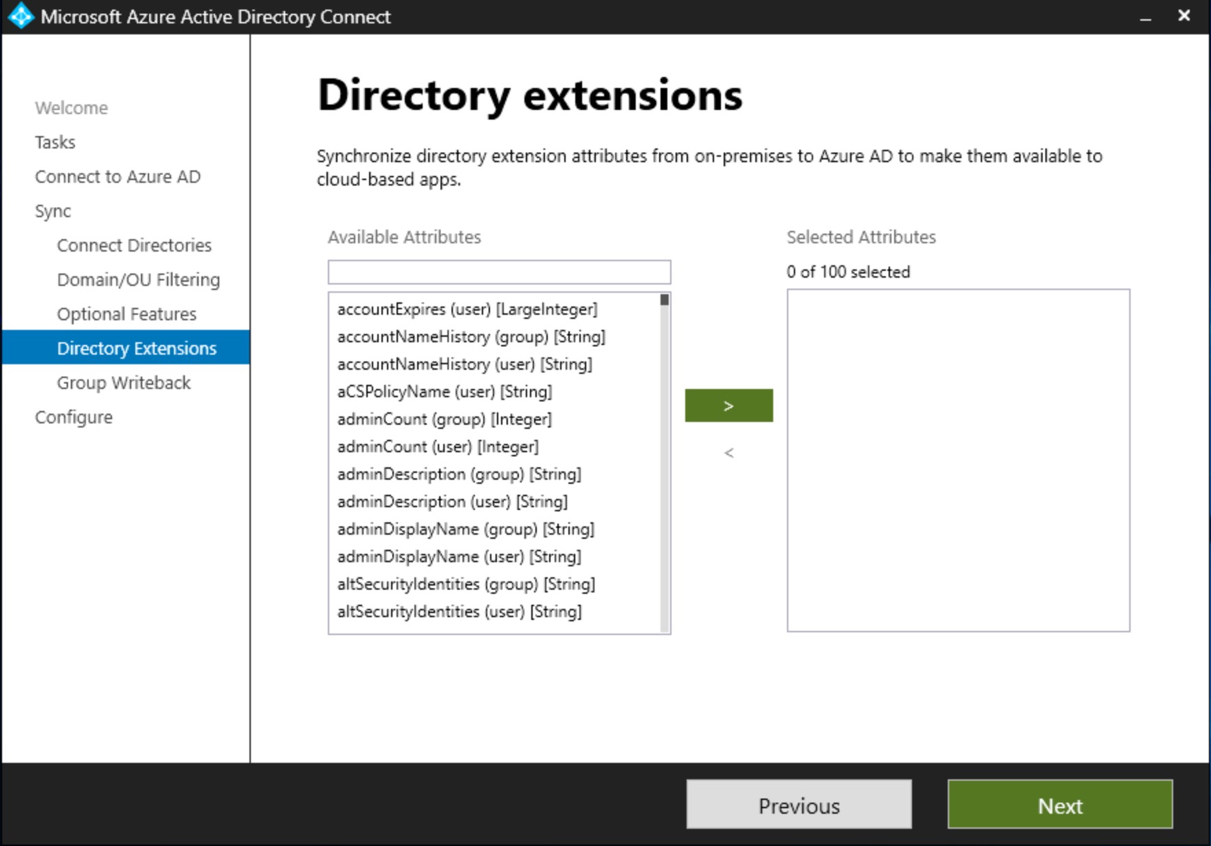 Solved Sync And New User Attribute From Local Ad To Azure Experts