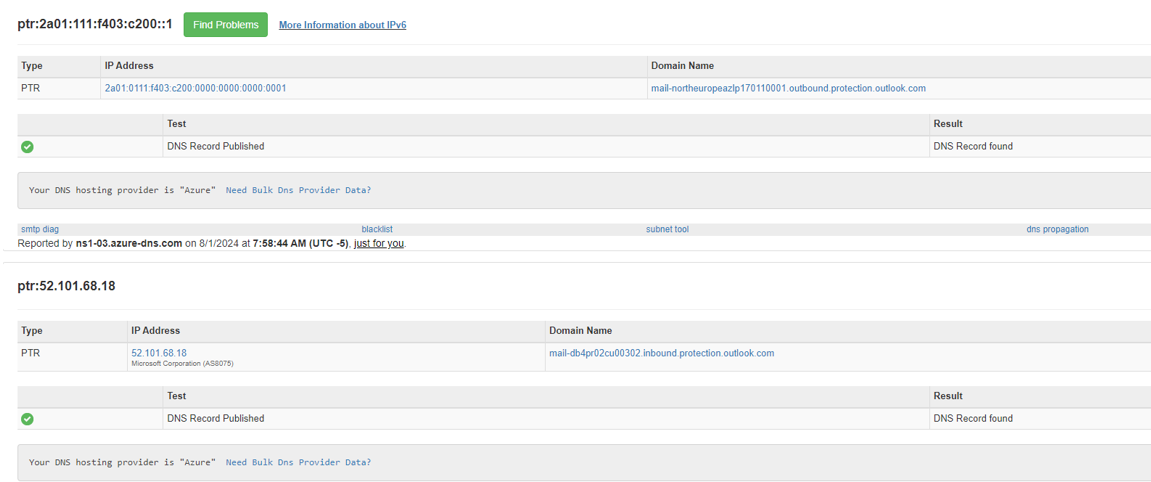 Solved: Gmail rejection - IP address sending this message does not have a PTR record setup ...