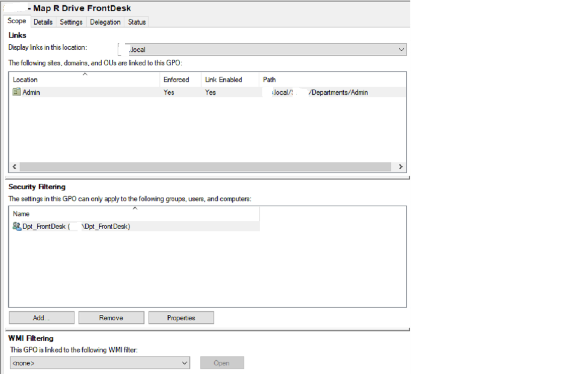 How to apply a GPO to a security group within an OU | Experts Exchange