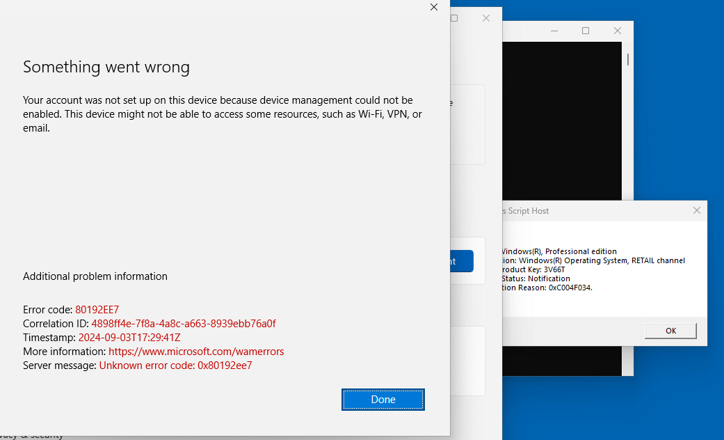 Solved: Windows 11 Pro license issue | Experts Exchange
