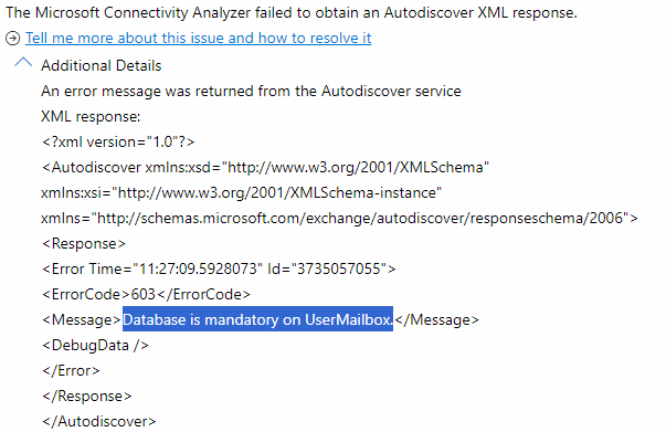 Solved: Database is mandatory on UserMailbox error after Exchange ...