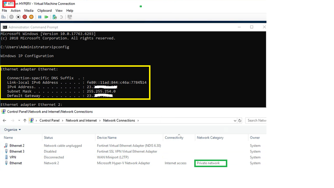 Solved: Virtual machine fails to receive IP address from ISP | Experts ...