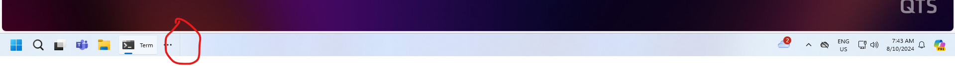 Solved: Windows 11 Taskbar vertical separator bar will not move ...