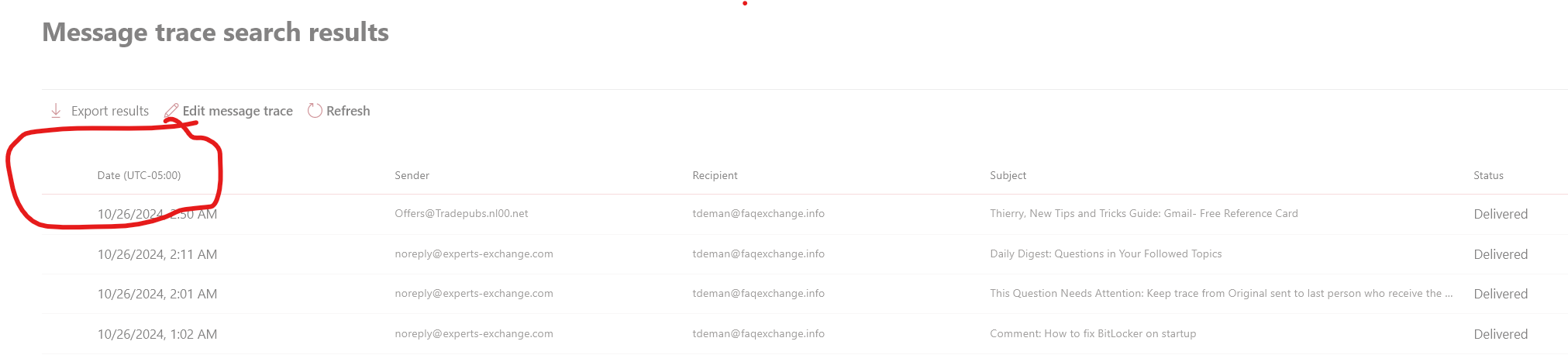 Solved: Time Zone from Exchange Online and my outlook time zone ...