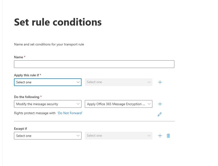Temp Forward email from user mailbox to group Except if from HR ...