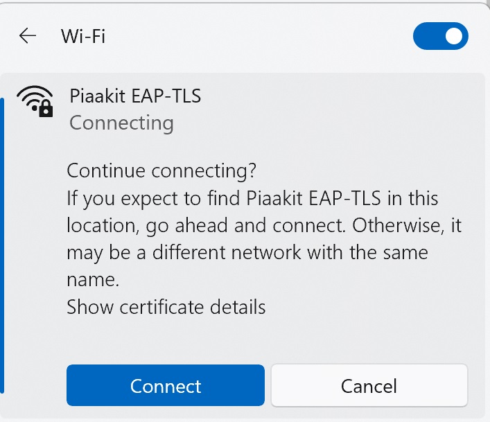 Configure RADIUS authentication using EAP-TLS in windows NPS receive a prompt | Experts Exchange