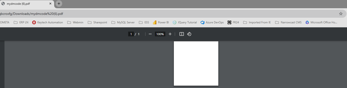 Solved: Javascript Generate Datamatrix to SVG Then Print to PDF - Guidance Needed | Experts Exchange