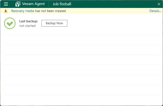 Installing and Configuring the Veeam agent for Windows in free mode ...