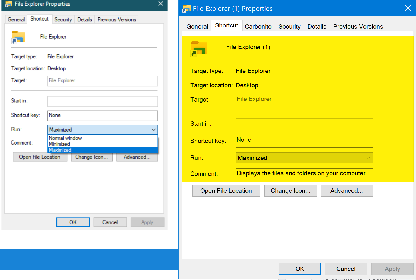 File Explorer Folders Opens in Taskbar NOT as a Maximized Window ...