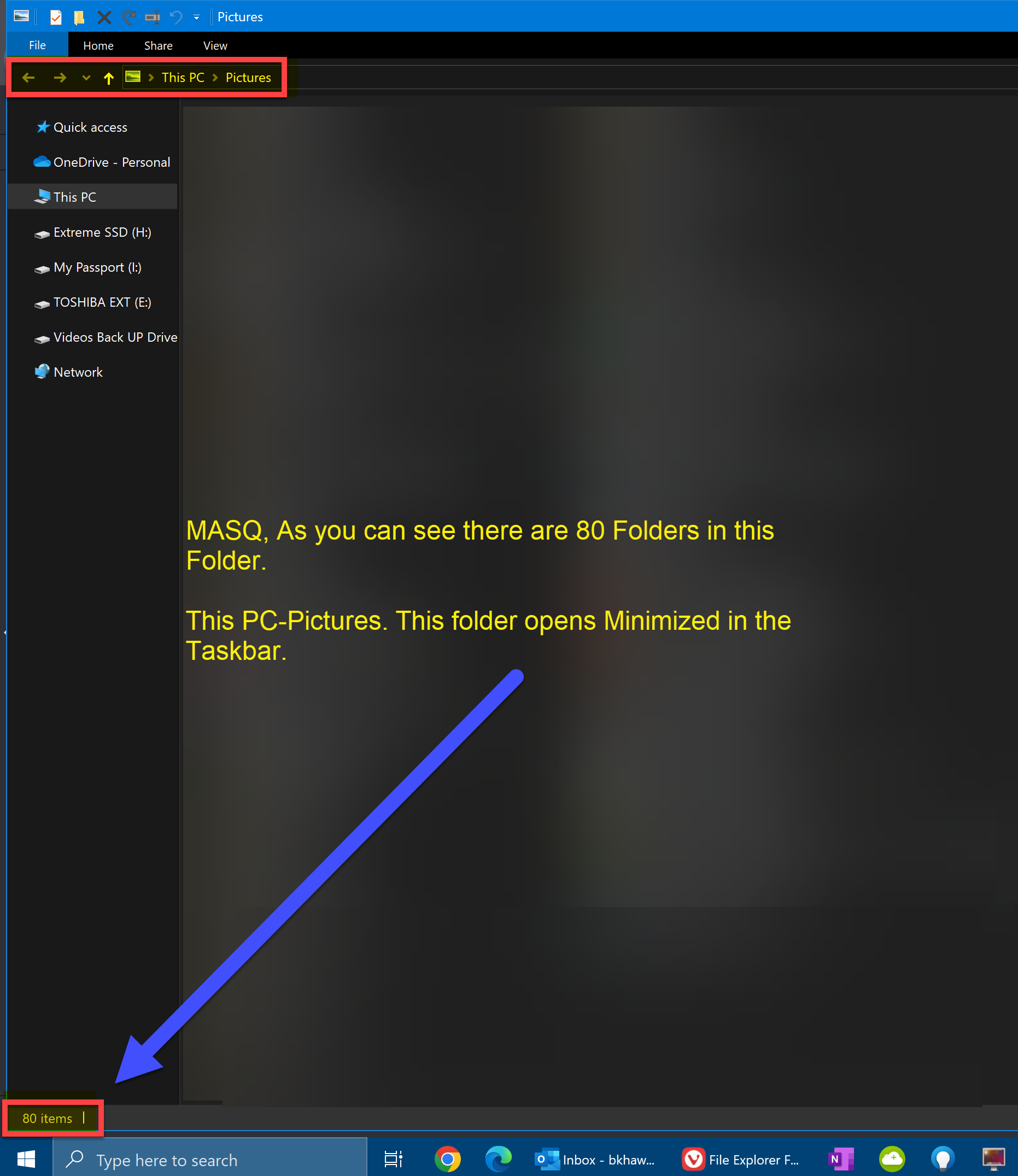 File Explorer Folders Opens in Taskbar NOT as a Maximized Window ...